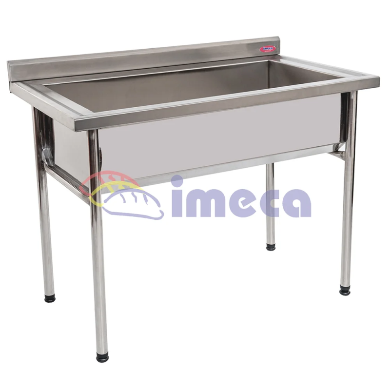 Tanque inox 1,20x0,66x0,90 com 1 cuba de 1,00x0,50 IMECA - 6542